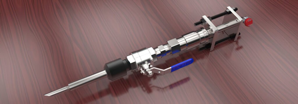 Chemical Injection Quill - EMT Pipe cleaning pig