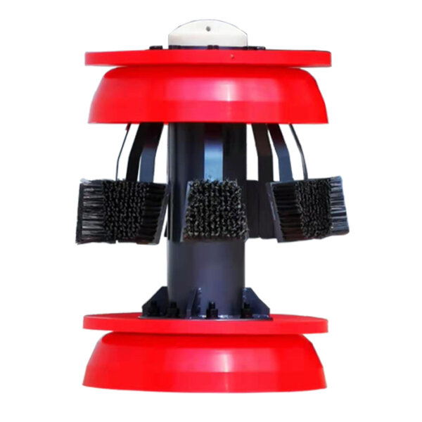 Pig's Spring Steel Brush - EMT Pipe cleaning pig